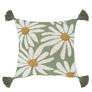 CAROL & FRANK Daisy Accent Pillow - Beige