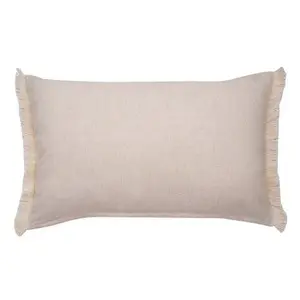 CAROL & FRANK Putnum Bohemian Chic Cotton Blend Lumbar Accent Pillow 14" X 22