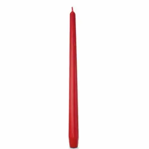 TAG Color Studio Traditional Taper Unscented Candle Set Of 4 - Red
