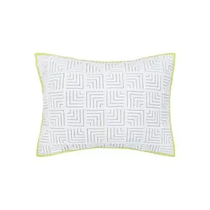 CAROL & FRANK Spencer Cotton Standard Pillow Sham - White