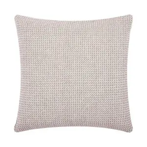 C&F HOME Langford Mini Hounds Tooth Hand Loomed Cotton Decorative Throw Pillow - Brown