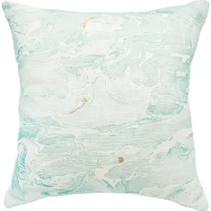 ELISABETH YORK Marble Juniper Pillow - Green