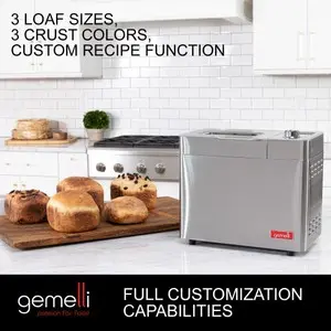 GEMELLI HOME 2lb Artisan Bread Maker