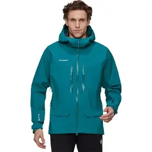 MAMMUT Crater Pro Hs Hooded Jacket - Deep Teal