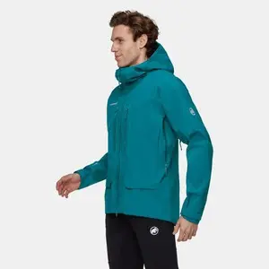 MAMMUT Crater Pro Hs Hooded Jacket - Deep Teal