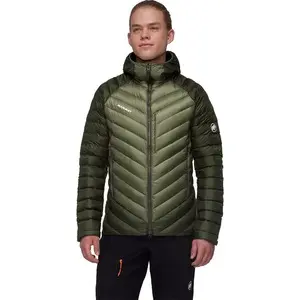 MAMMUT Broad Peak In Hooded Jacket - Marsh/dark Marsh