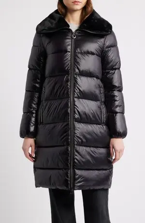 Bcbgmaxazria Nylon Puffer Coat - Black