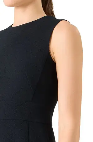 Akris Sleeveless Virgin Wool Sheath Dress