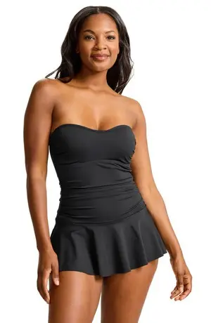 Tommy Bahama Upf 50+ Skirted One-piece Swimsuit