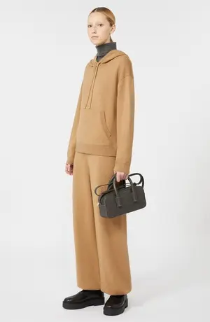MM BY MAX MARA Loria Virgin Wool Sweater Hoodie
