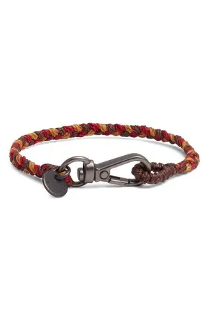 Caputo & Co Swivel Clasp Braided Bracelet