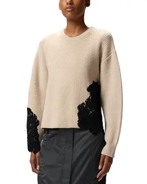 Pinko Piemonte Wool Blend Crewneck Sweater