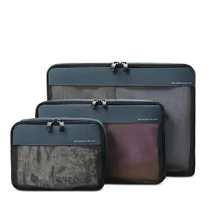 Briggs & Riley Checked Bag Packing Cube Set - Ocean