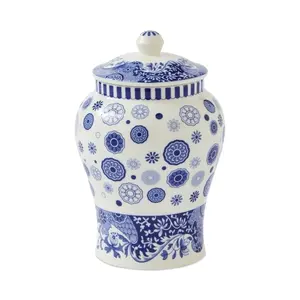 SPODE Italian Brocato Lidded Vase 5