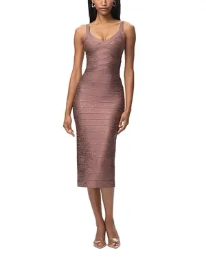 Herve Leger Indie Midi Dress