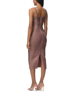 Herve Leger Indie Midi Dress