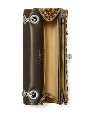 Tory Burch Kira Turnlock Calf Hair Shoulder Bag - Multi