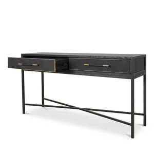 MOE'S HOME COLLECTION Mako Console Table - Black