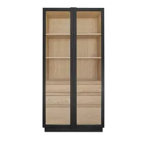 MOE'S HOME COLLECTION Charlotte Tall Cabinet - Black