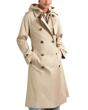 REISS Petites Zip Out Mac Trench Coat