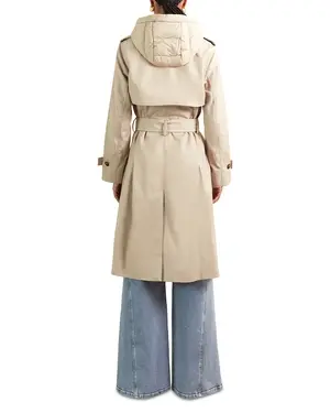 REISS Petites Zip Out Mac Trench Coat