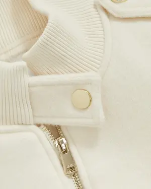 REISS Cleo Wool Bomber Jacket