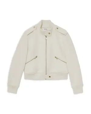 REISS Cleo Wool Bomber Jacket