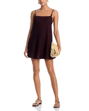 Staud Laura Cover-up Mini Dress