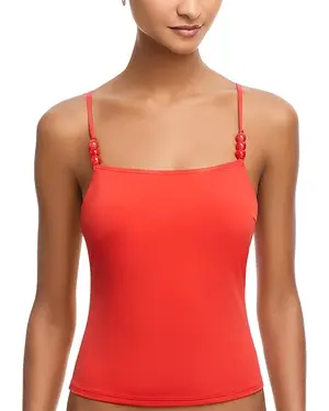 Staud Cleo Tankini Top - Flame