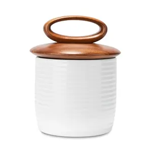 NAMBE Breaking Bread Small Canister - White