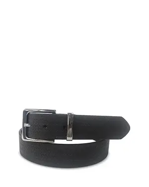 Ted Baker London Embossed Leather Belt - Black