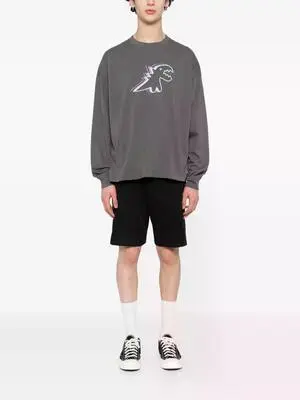 AGNES B. Dino-embroidered T-shirt