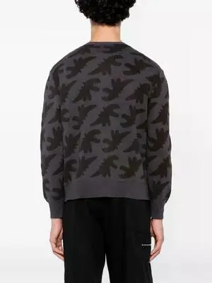 AGNES B. Dino-embroidered Cardigan