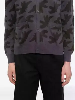 AGNES B. Dino-embroidered Cardigan