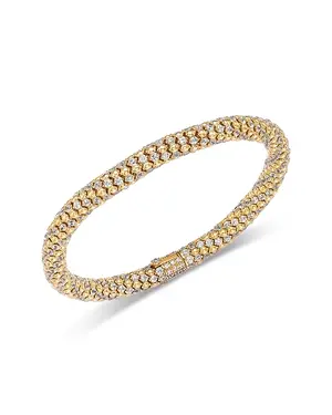 Bloomingdale'S Diamond Beaded Bracelet In 14k Yellow - Gold