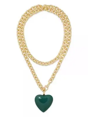ROXANNE ASSOULIN Heart-charm Necklace - Gold