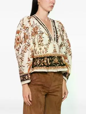 Farm Rio Floral-print Shirt