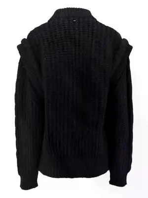 BOSS Cable-knit Openwork Sweater