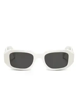Prada Rectangular Sunglasses - White