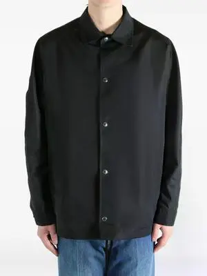 Givenchy Coach Jacket In Polyfaille Embroidered Paris