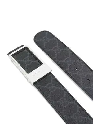 Gucci Gg Monogram Buckle Belt
