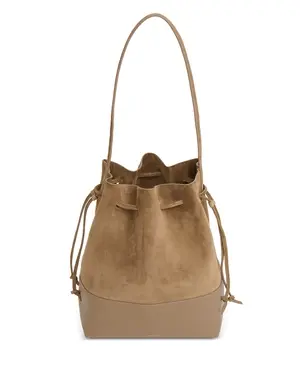 MANSUR GAVRIEL Drawstring Cabas Bucket Bag - Anise