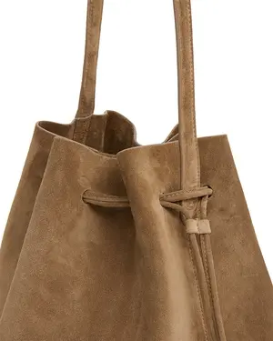 MANSUR GAVRIEL Drawstring Cabas Bucket Bag - Anise