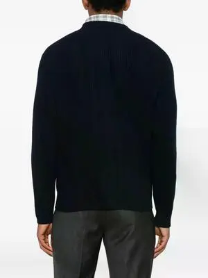 MC2 SAINT BARTH Marine Wool Sweater - Blue