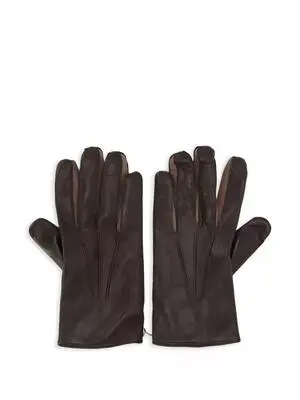 Paul Smith Panelled Gloves - Brown