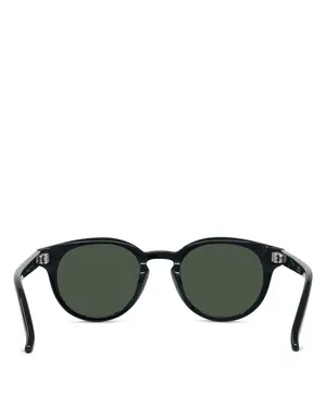 Vuarnet 51mm Round Sunglasses