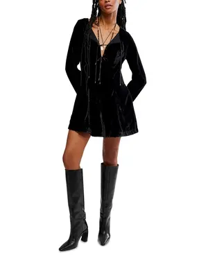 Free People Linney Velvet Mini Dress