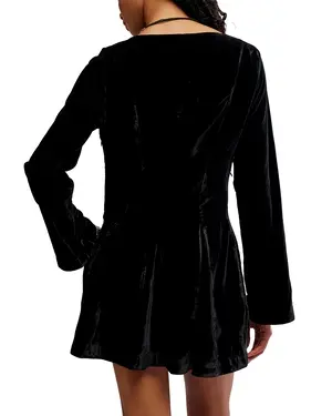 Free People Linney Velvet Mini Dress