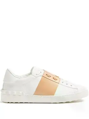 Valentino Garavani Studded Leather Sneakers - White