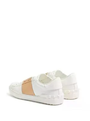 Valentino Garavani Studded Leather Sneakers - White